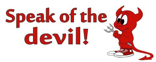 Speak Of The Devil - EVIL ENGLISH