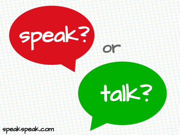 Talk vs Speak - EVIL ENGLISH
